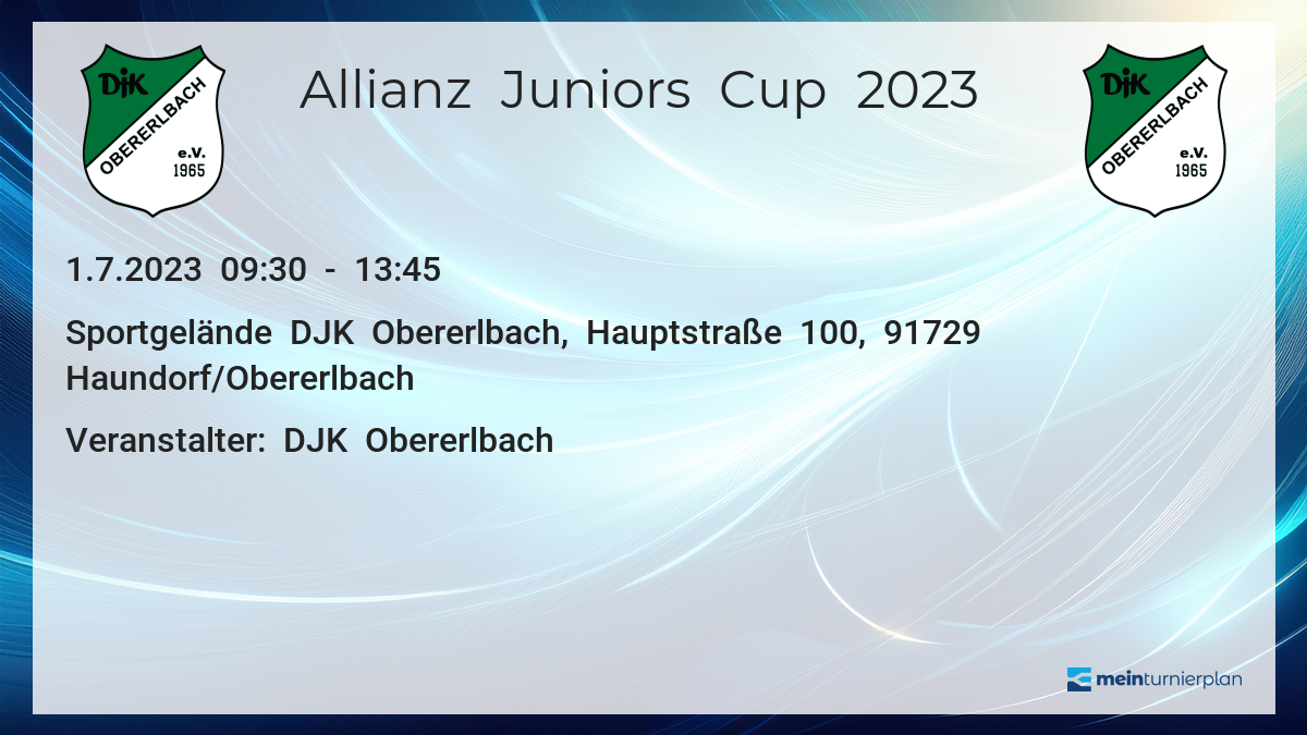Allianz Juniors Cup 2023 – MeinTurnierplan.de
