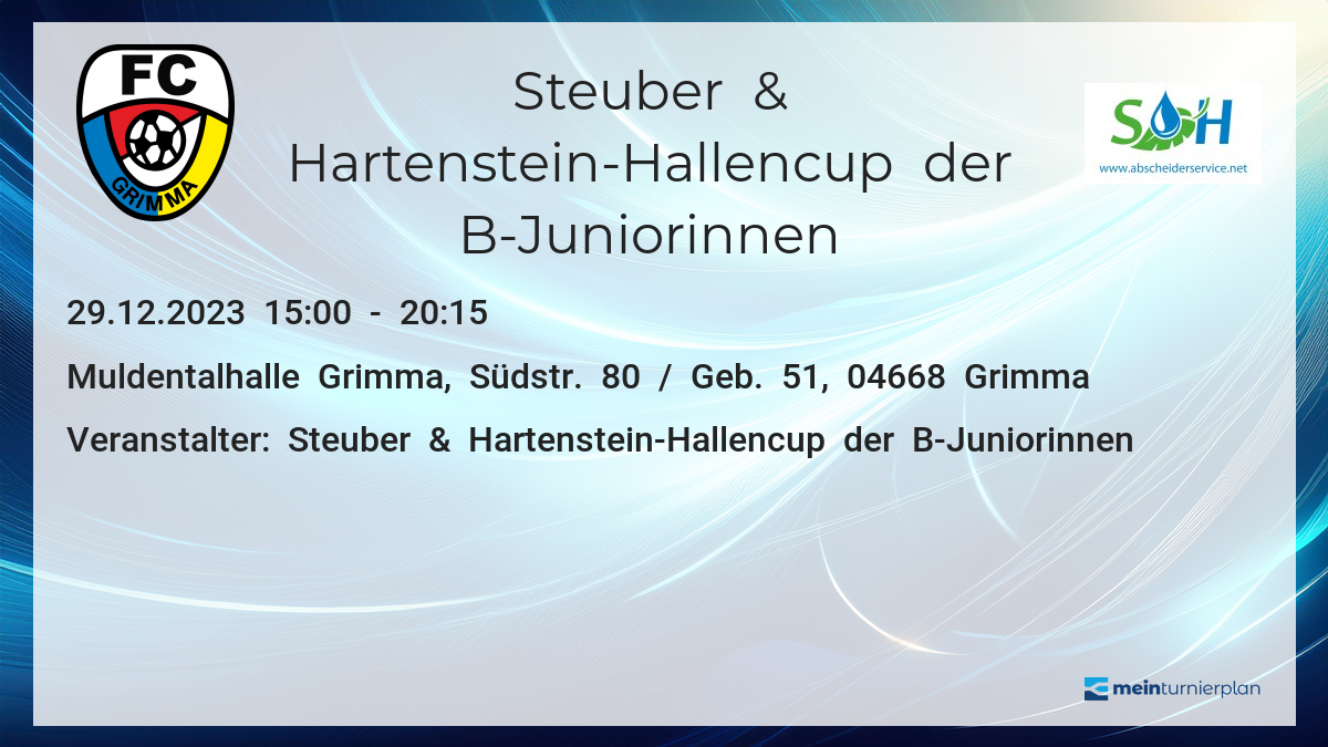Steuber & Hartenstein-Hallencup der B-Juniorinnen – MeinTurnierplan.de